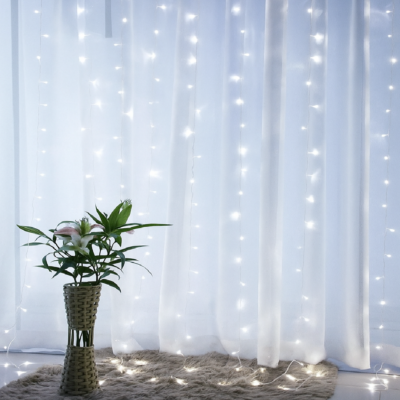 Karácsonyi LED fényfüggöny 2x2 m – vízálló, energiatakarékos ünnepi ...